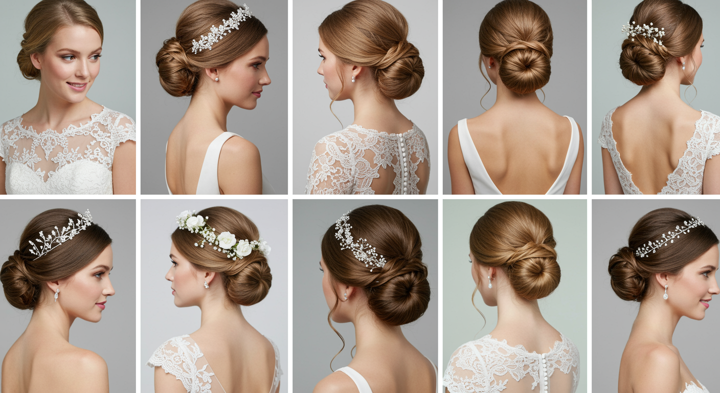13+ Timeless Wedding Bun Hairstyles That Will Never Go Out Of Style » Wnais Uno